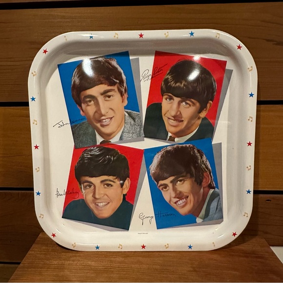 The Beatles | Art | 964 Beatles Beverage Serving Tray Worchester Ware ...